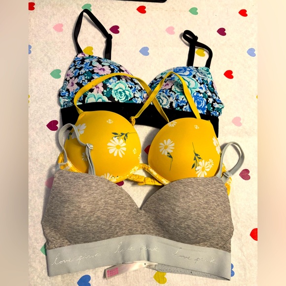 PINK Victoria's Secret | Intimates & Sleepwear | Pink By Vs 32b 6pc Set ...